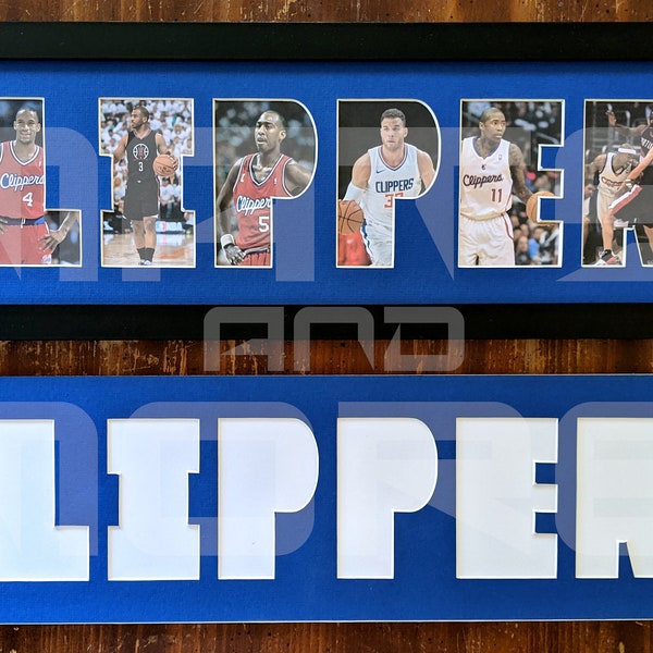 Clippers Frame - Etsy