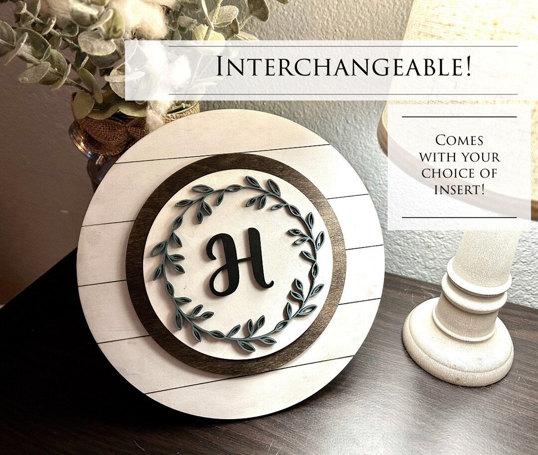 Interchangeable Seasonal Sign | Welcome Sign Interchangeable ...