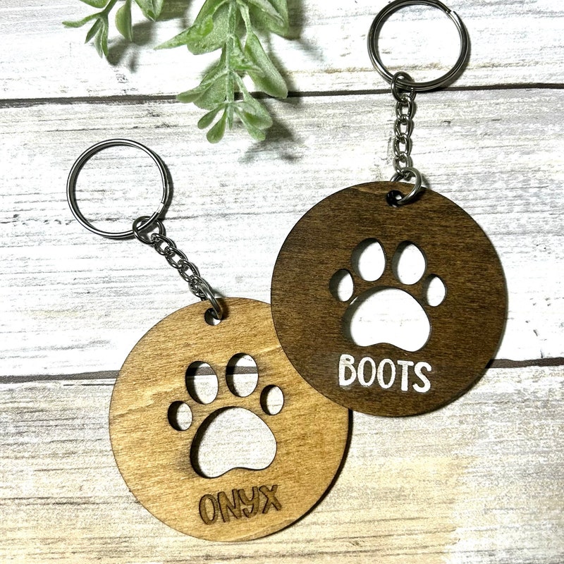 Cat Keychain - Etsy