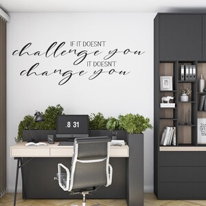 Motivational SVG Digital File If It Doesn't Challenge You It Doesn't ...