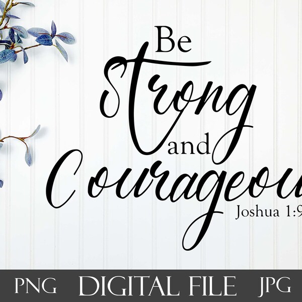 Joshua 1 9 Svg - Etsy