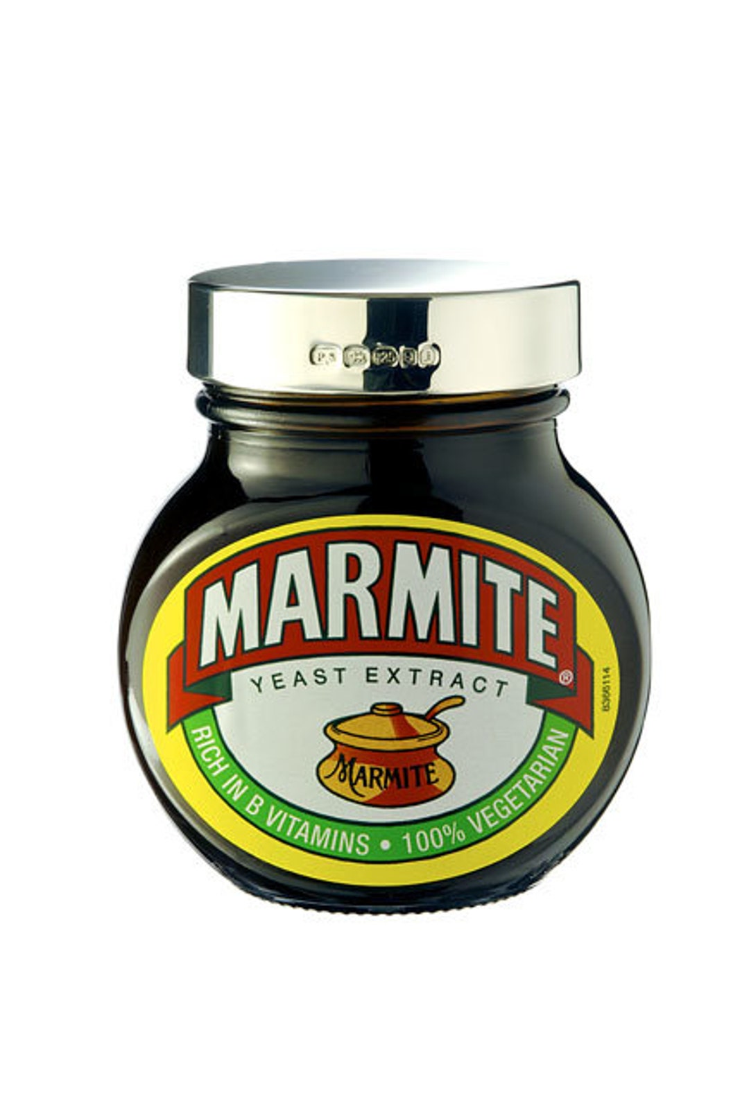 Solid Sterling Silver Marmite Lid for 125g Marmite Jar Engaravable - Etsy