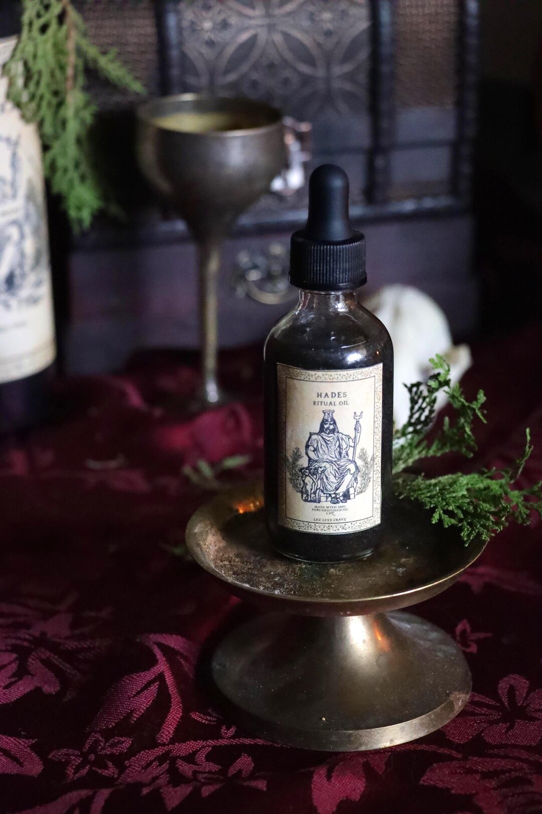 Hades Ritual Oil - Altar Prayer Deity Spell Oil - Etsy