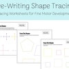 Prewriting Fine Motor Tracing Worksheets, Line Tracing Sheets ...