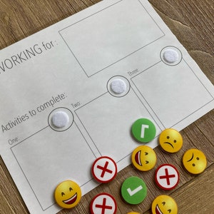 I Am Working for Chart, Behavior Modification Chart, Reward Chart ...