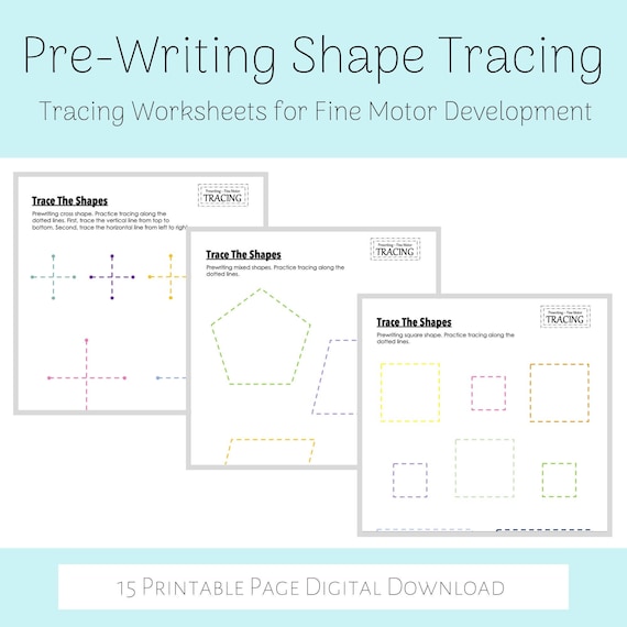 Hojas De Trabajo De Preescritura Para
