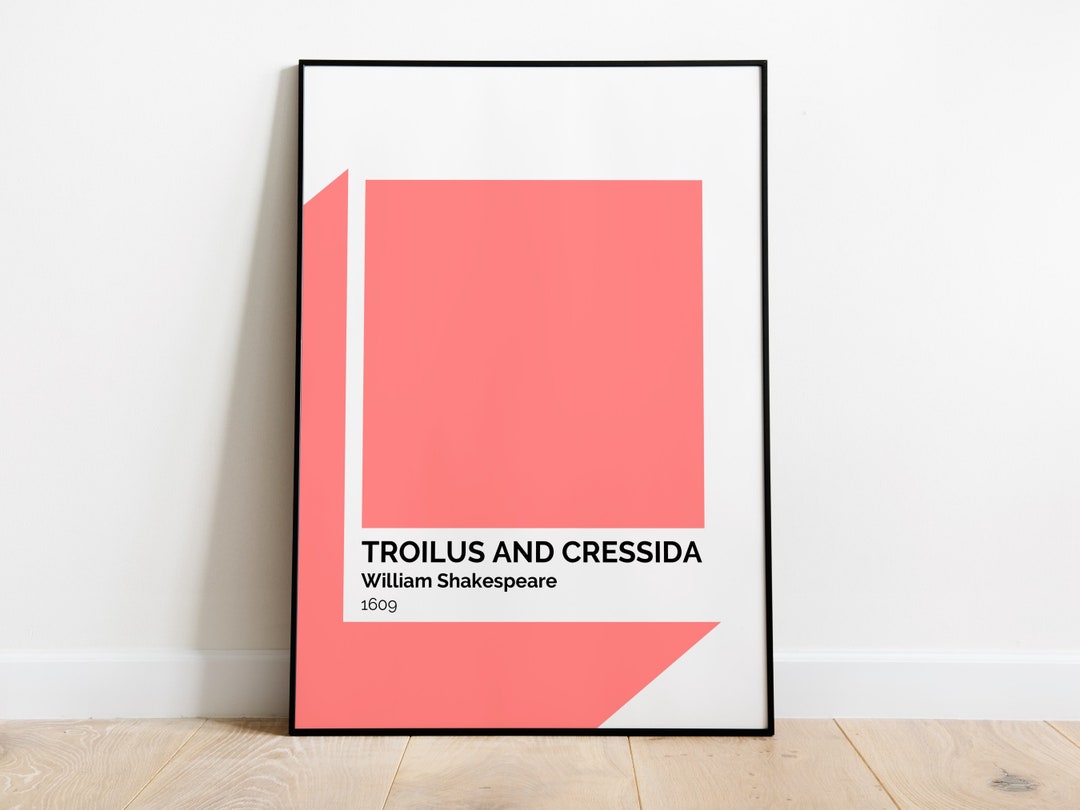 Troilus and Cressida Paint Chip Art | PRINTABLE Shakespeare Color ...