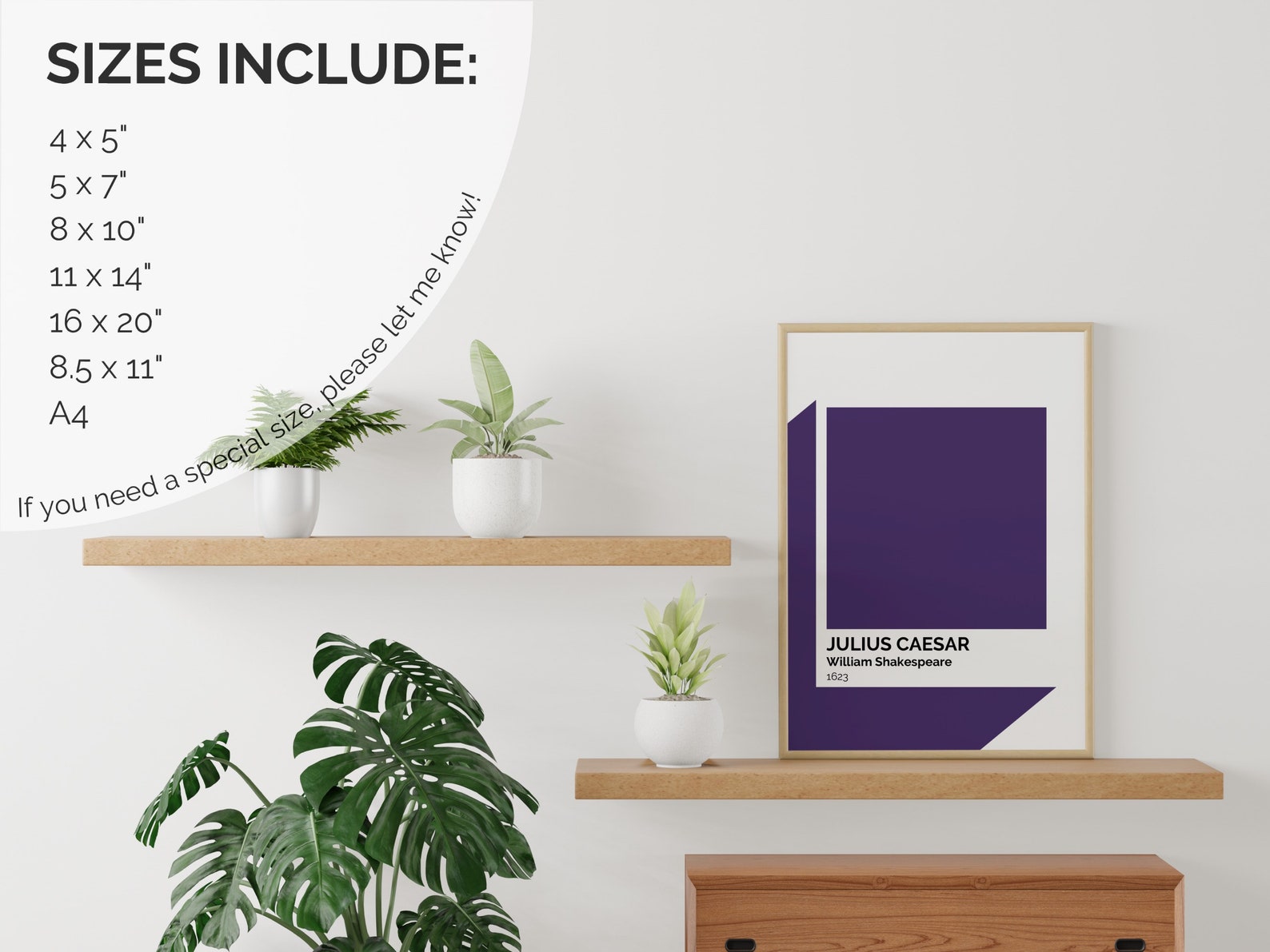 Julius Caesar Paint Chip Decor | PRINTABLE Shakespeare Color Palette ...