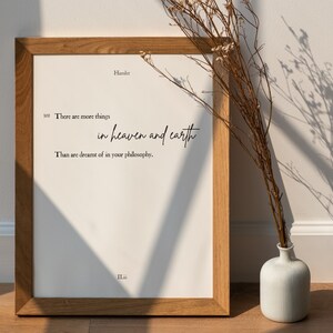 Hamlet Literary Quote Print | PRINTABLE William Shakespeare Instant ...