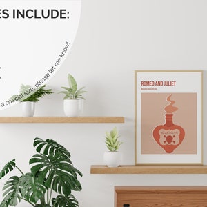 Romeo and Juliet Poison Poster | Graphic Shakespeare Decor | PRINTABLE ...