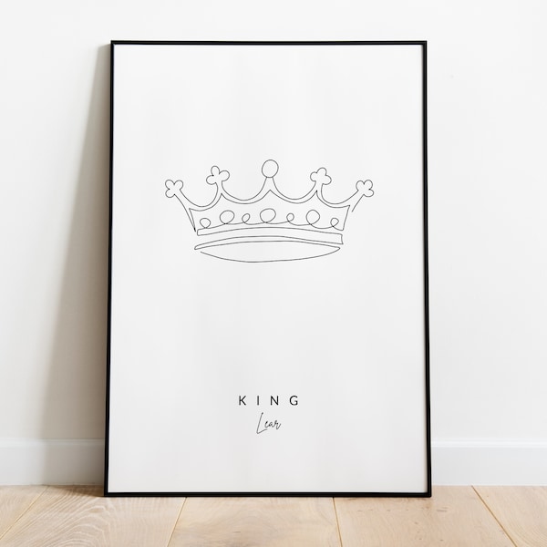 King Lear Wall Art - Etsy