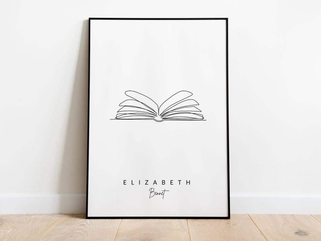 Elizabeth Bennet Art Print | PRINTABLE Pride and Prejudice Digital ...