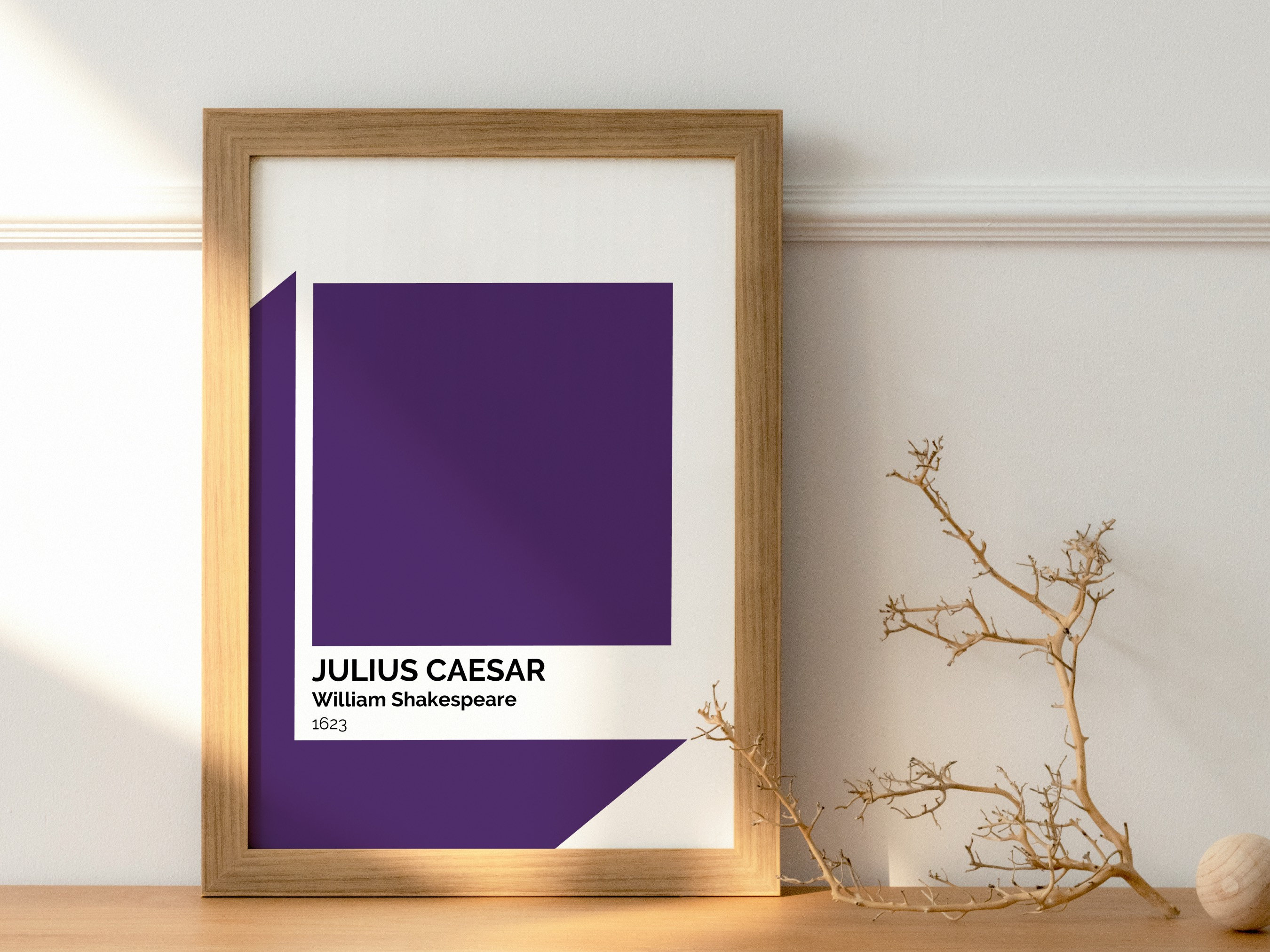 Julius Caesar Paint Chip Decor | PRINTABLE Shakespeare Color Palette ...