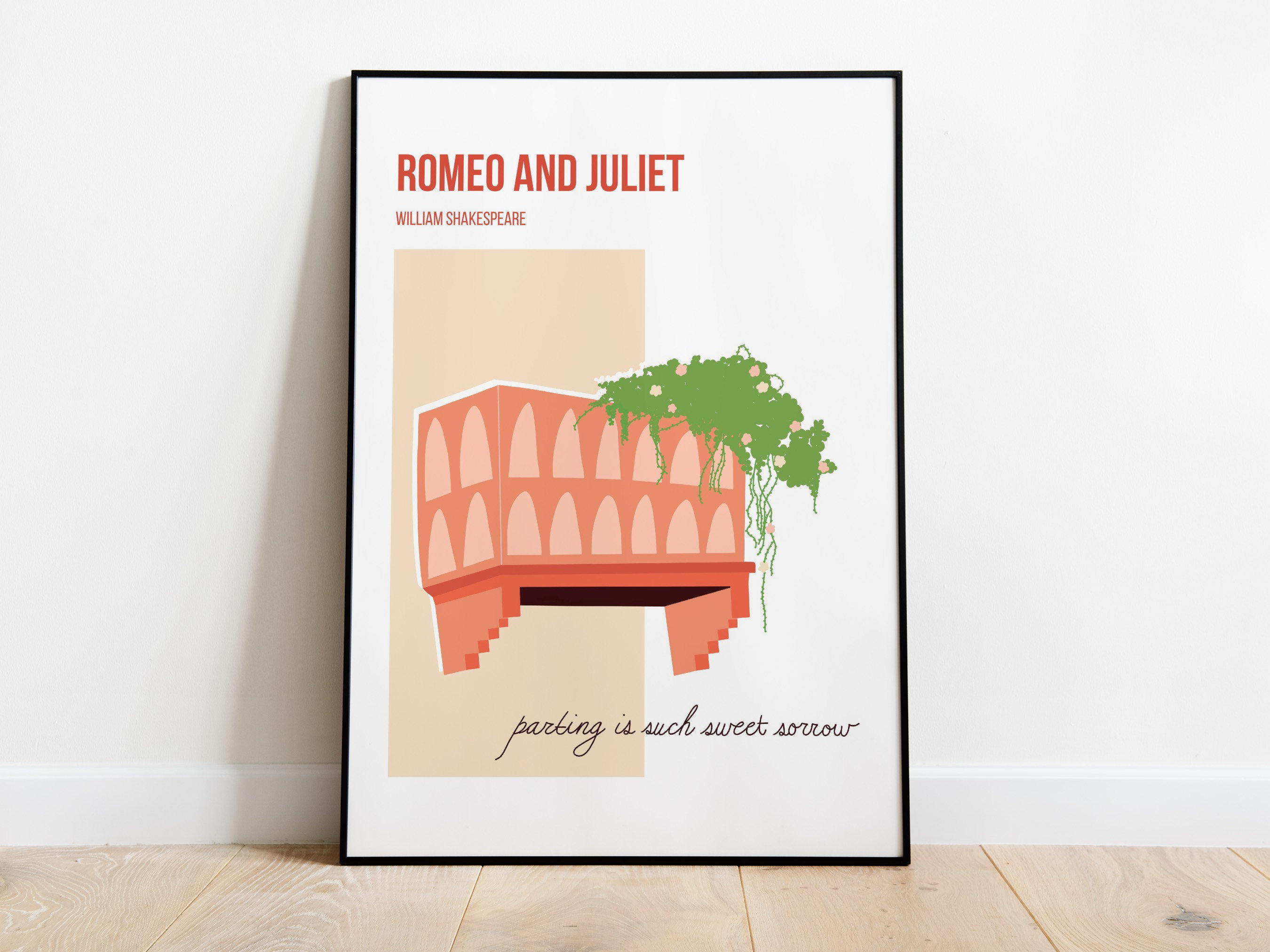 Romeo And Juliet Drawing Poster