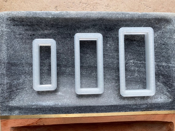 Rectangle Shape Clay Cutters Polymer Clay Cutters Sharp - Etsy