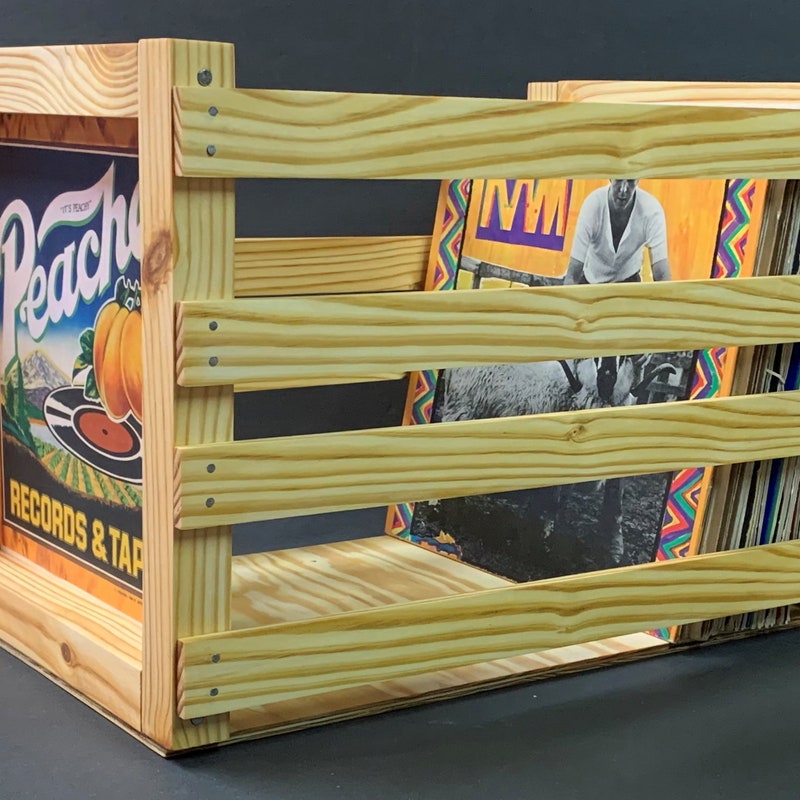 Record Crate - Etsy