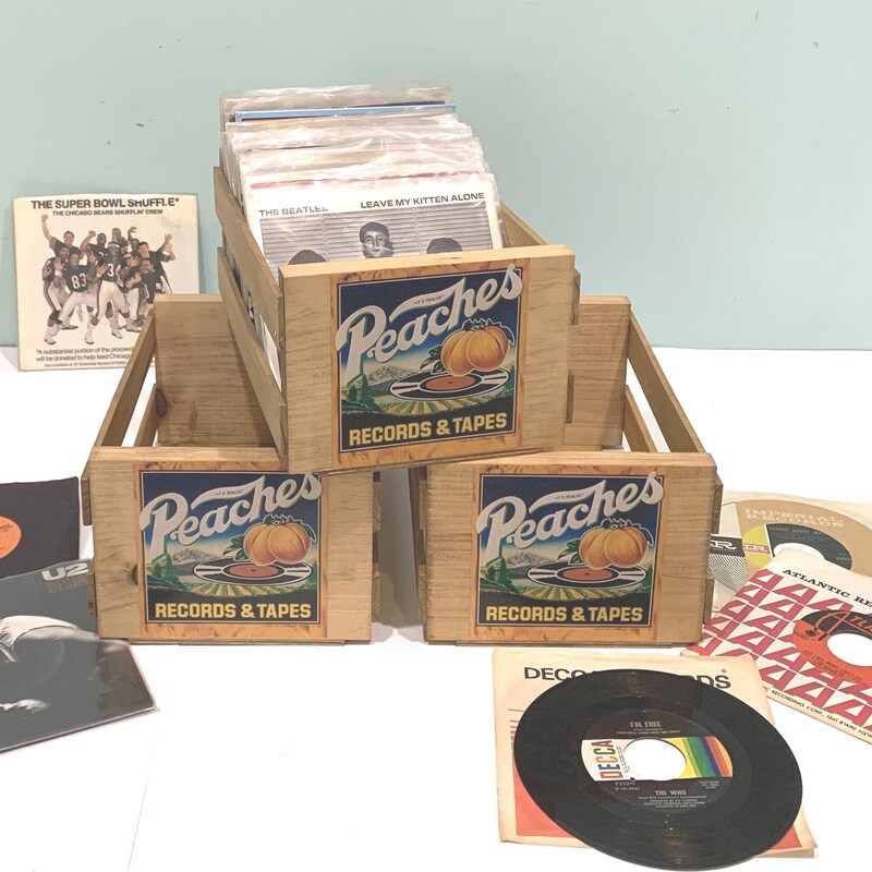 7 Inch Records Crate - Etsy