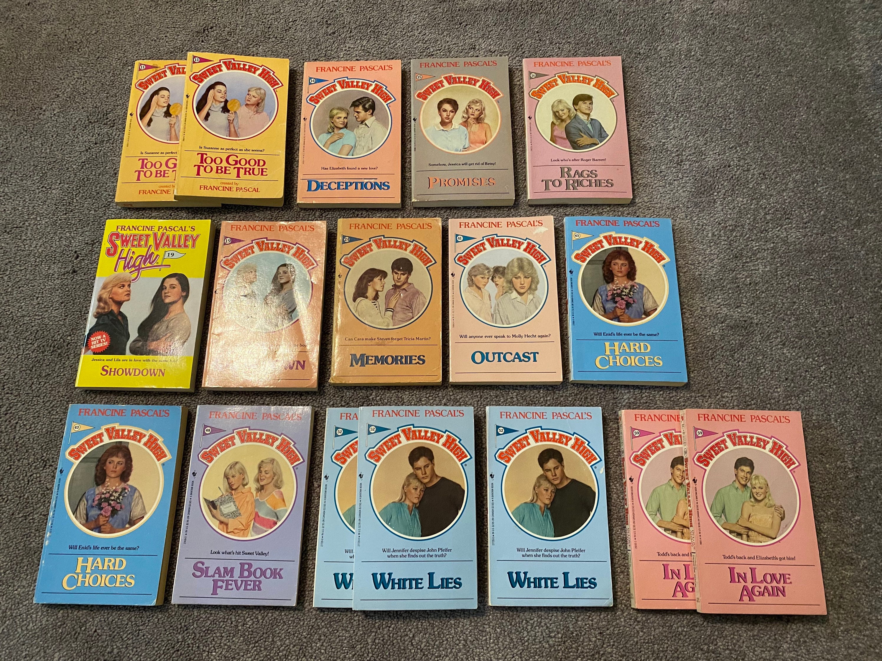 Sweet Valley High Books Part 1 - Etsy