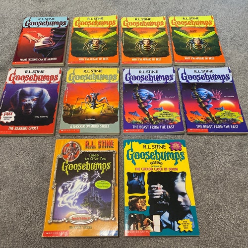 Vintage R.L. Stine Goosebumps Books - Etsy