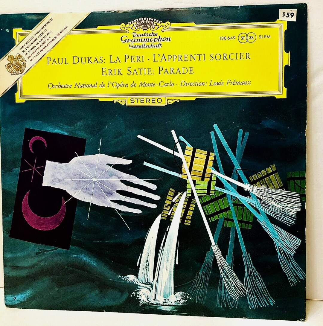 Large Tulips DGG Stereo LP Dukas: La Peri; Sorcerer's Apprentice ...
