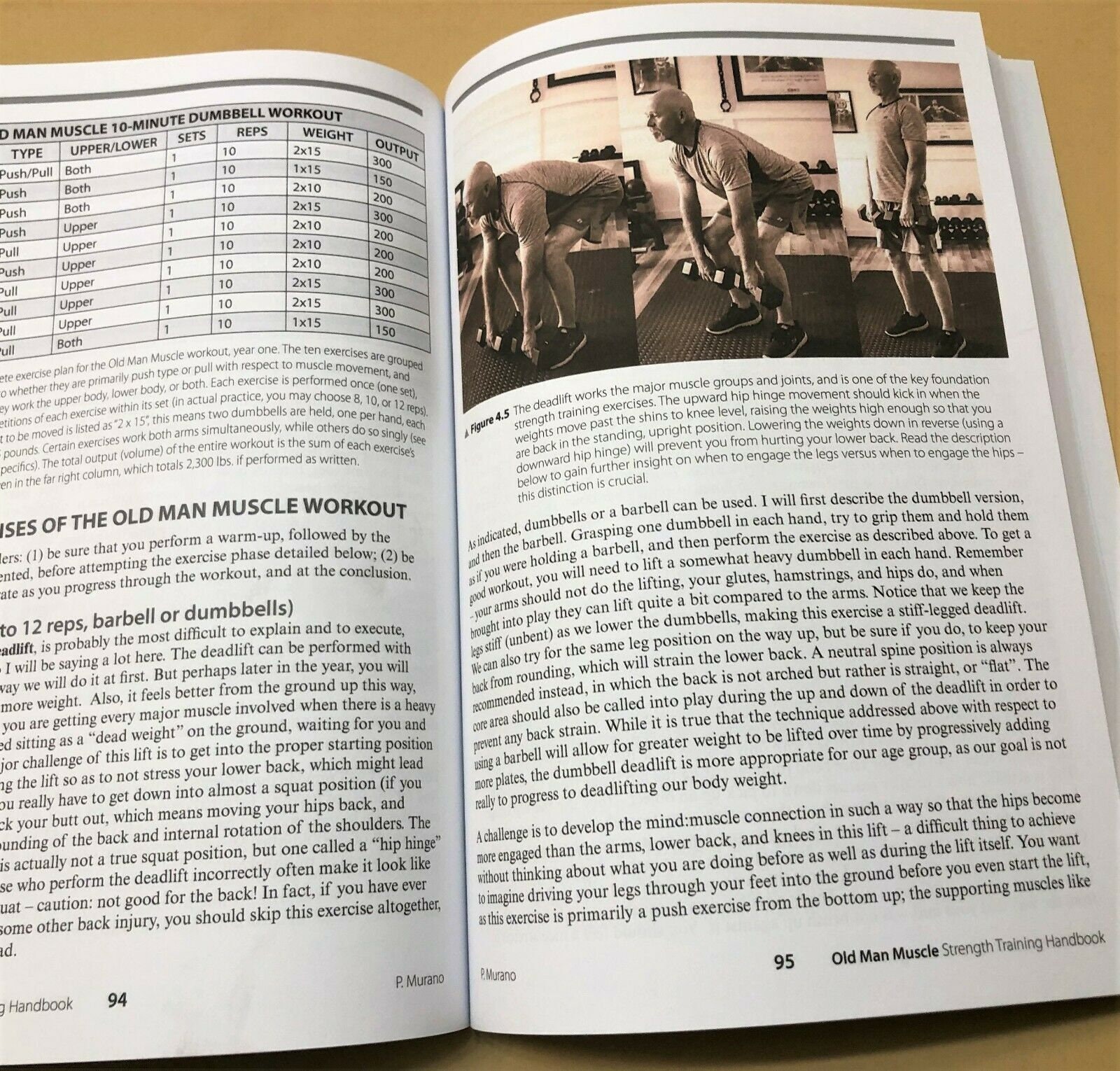 OLD MAN MUSCLE the Older Man's Guide to Building Muscle & Strength ...