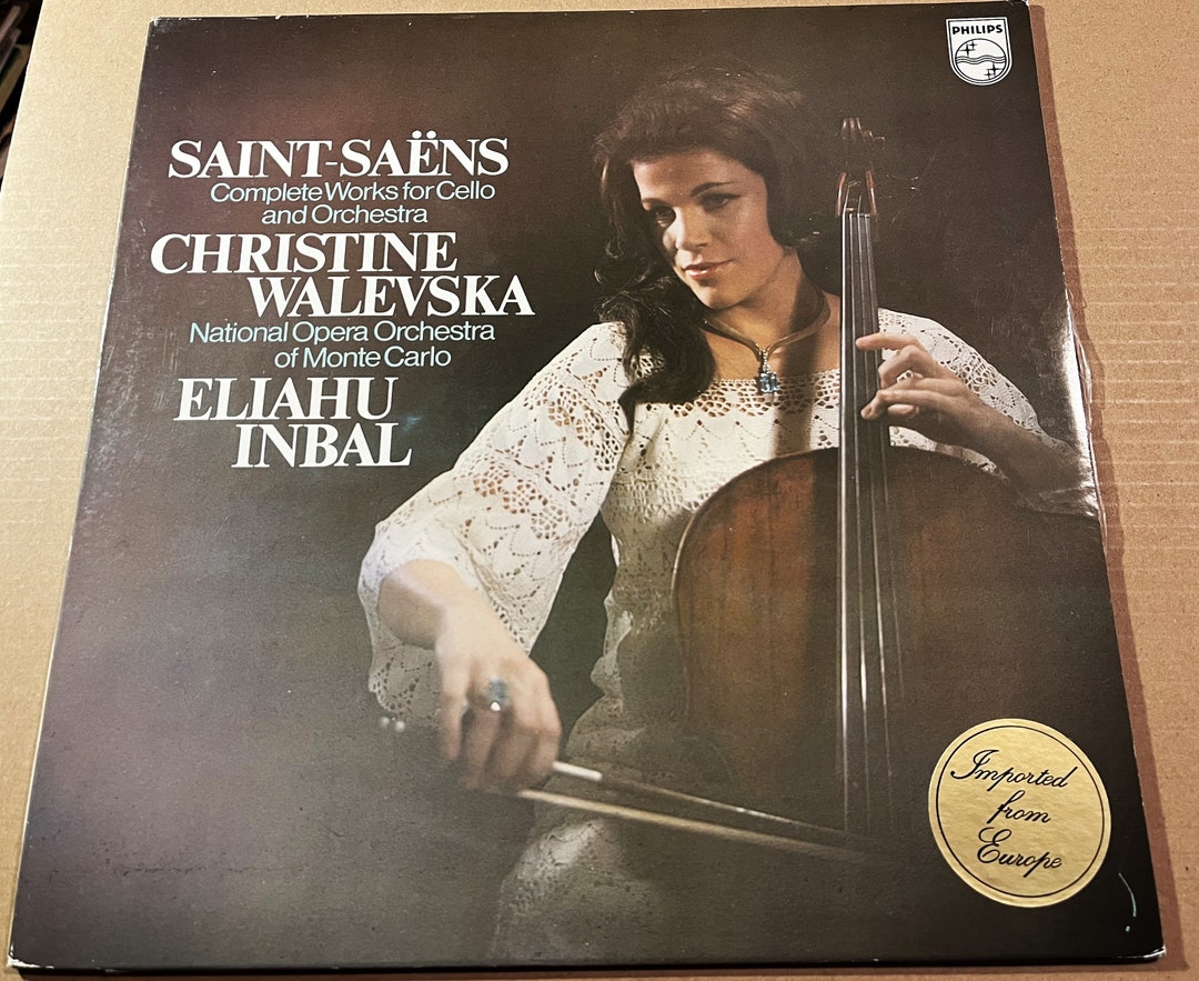 Saint-saens Complete Works Cello Christina Walevska … Vinyl Lp PHILIPS ...