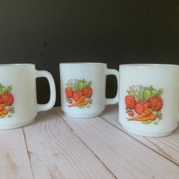 Milk Glass Mugs - Etsy