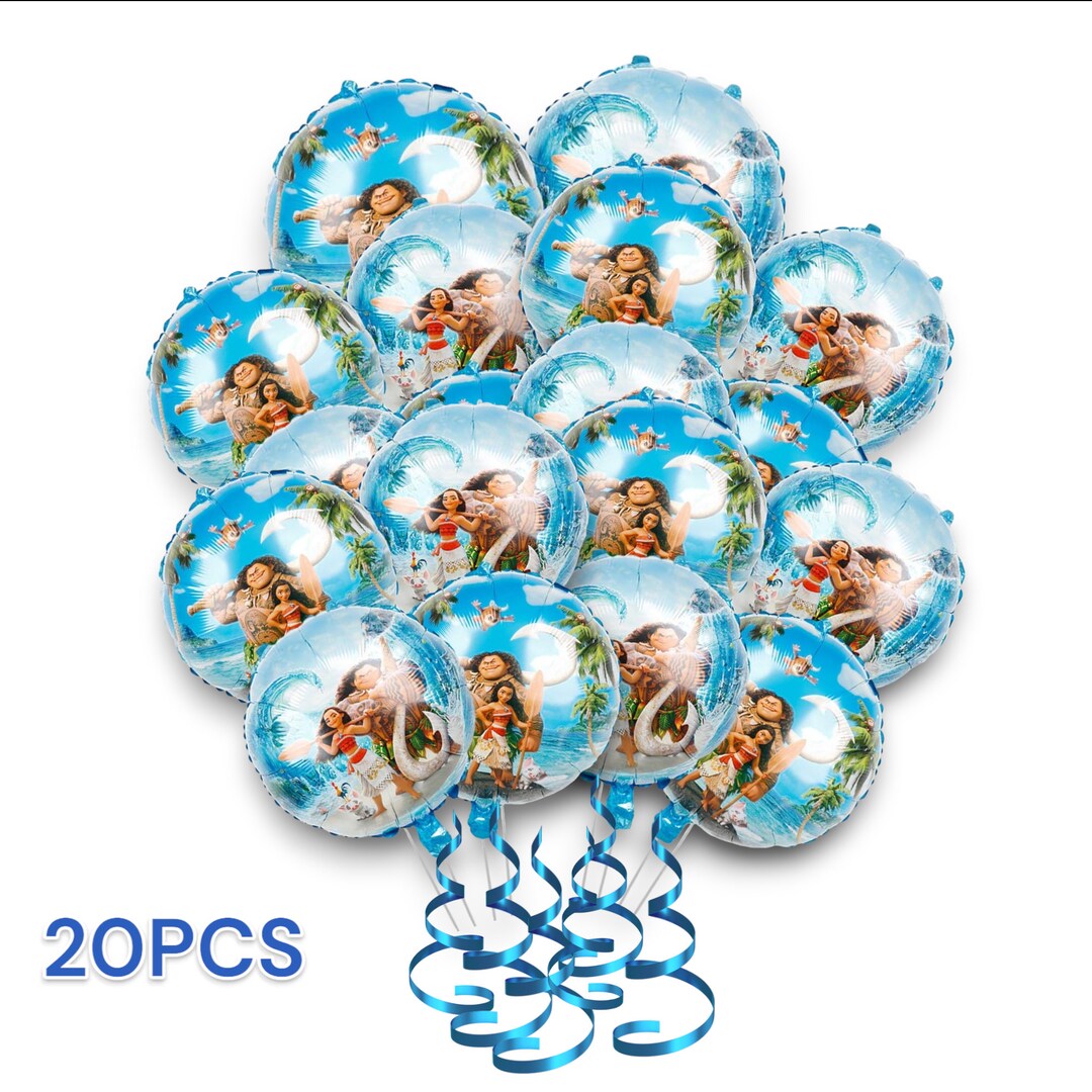 20pcs Moana Birthday Balloons Great for Moana Birthday Party ...