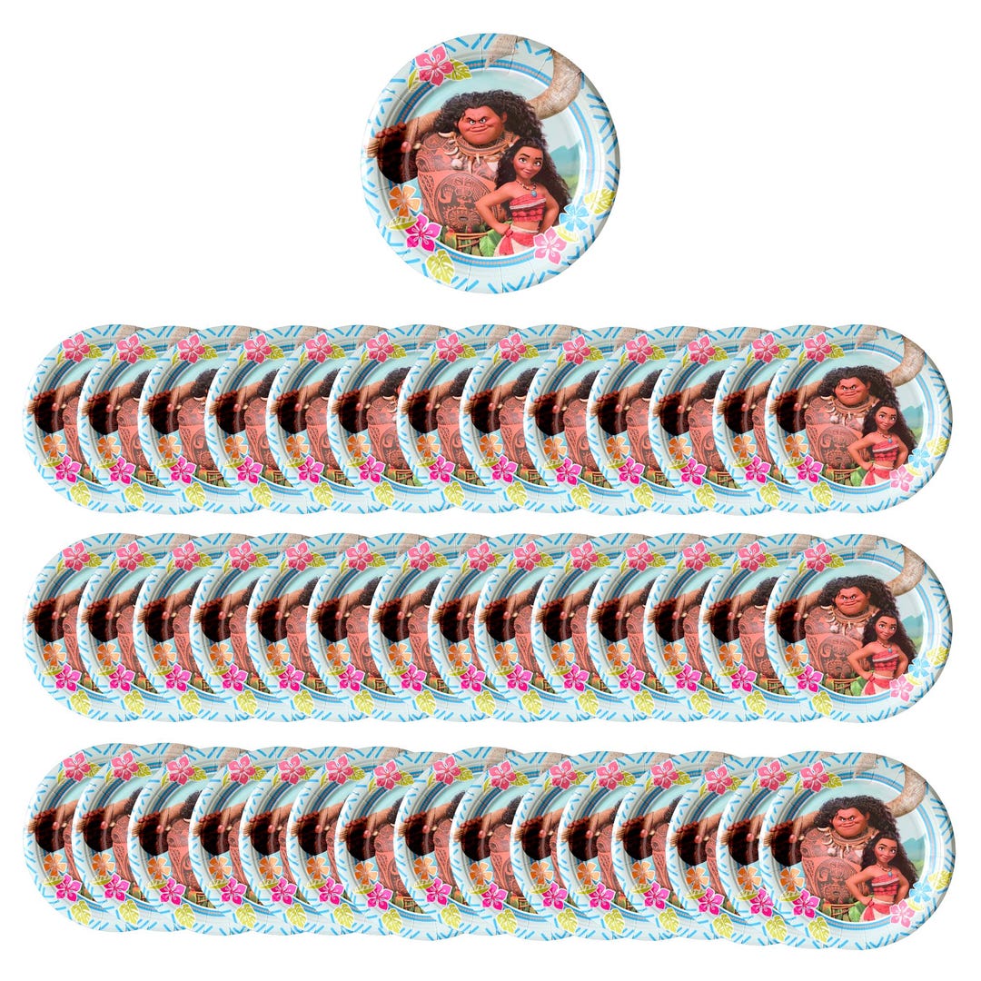 30pcs Mona Birthday Party Plates | Great for Mona Birthday Party ...