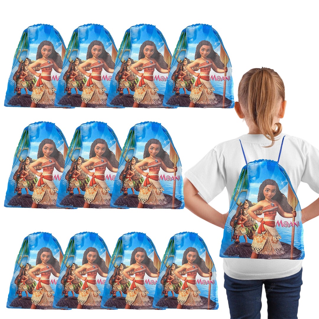 12 Pcs Moana Drawstring Bag (plus a Surprise Gift) | Perfect Moana ...