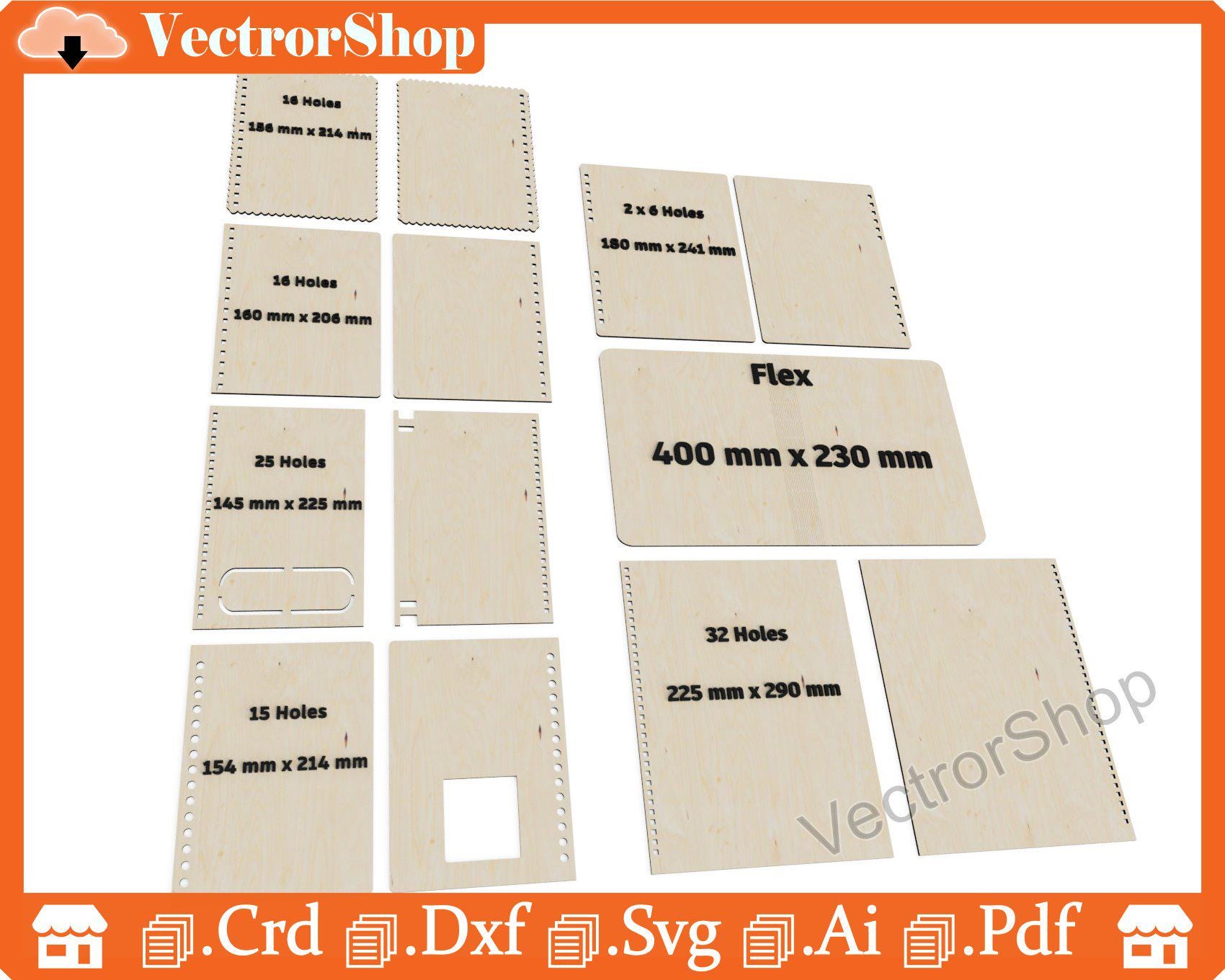 Laser Cut Notebook Cover Files, Engraving Designs (PDF, SVG, DXF) - Etsy