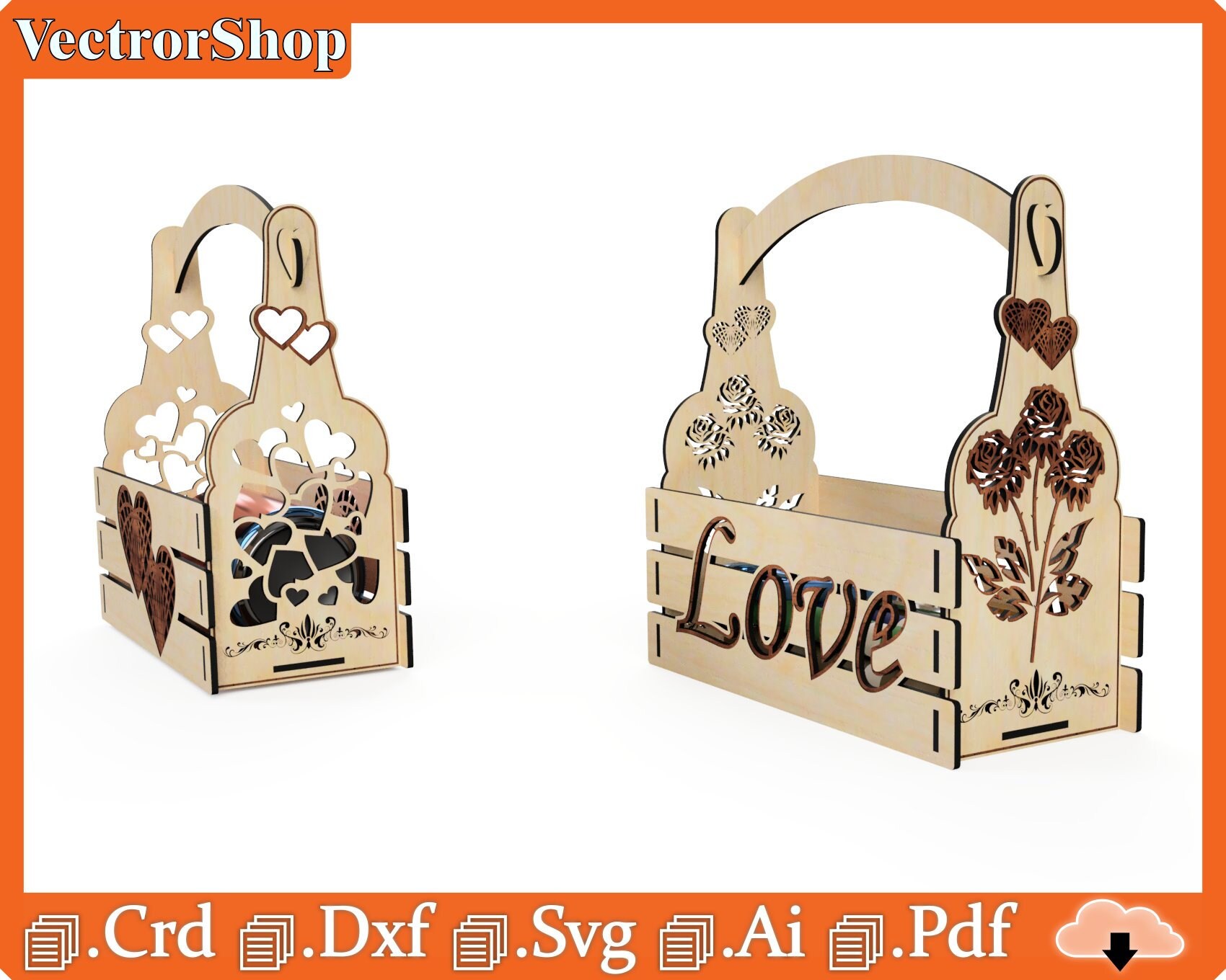 Decorative Baskets for Laser Cut / Decorative Storage Basket - Etsy