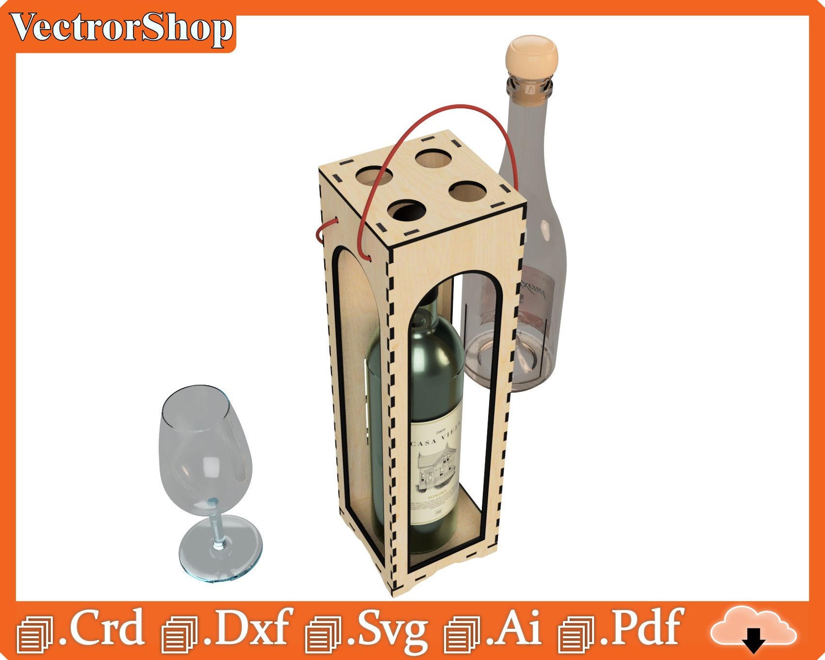 The Laser Cut Wine Box a Unique and Exclusive Detail / Wine - Etsy