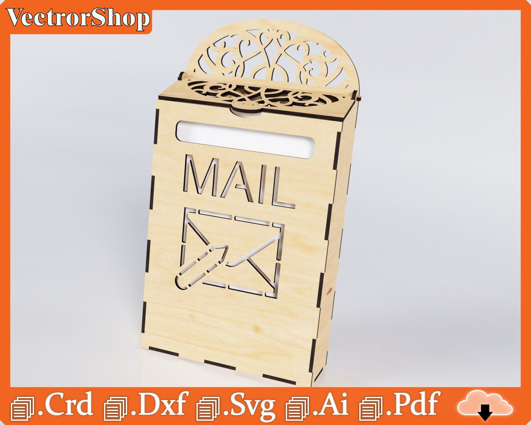 Message Box for Laser Cut / Receipt Box for Laser CNC / - Etsy