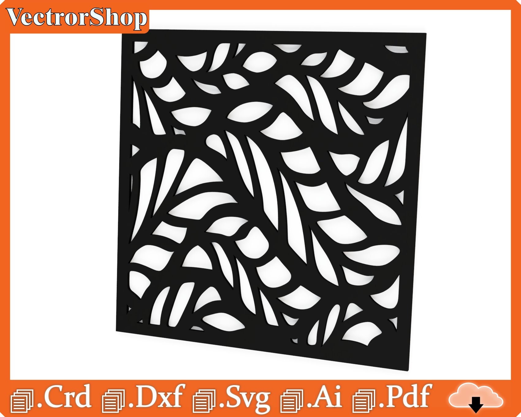 Sheets of Leaves / Vector for Laser Cut / Home Decoration / - Etsy