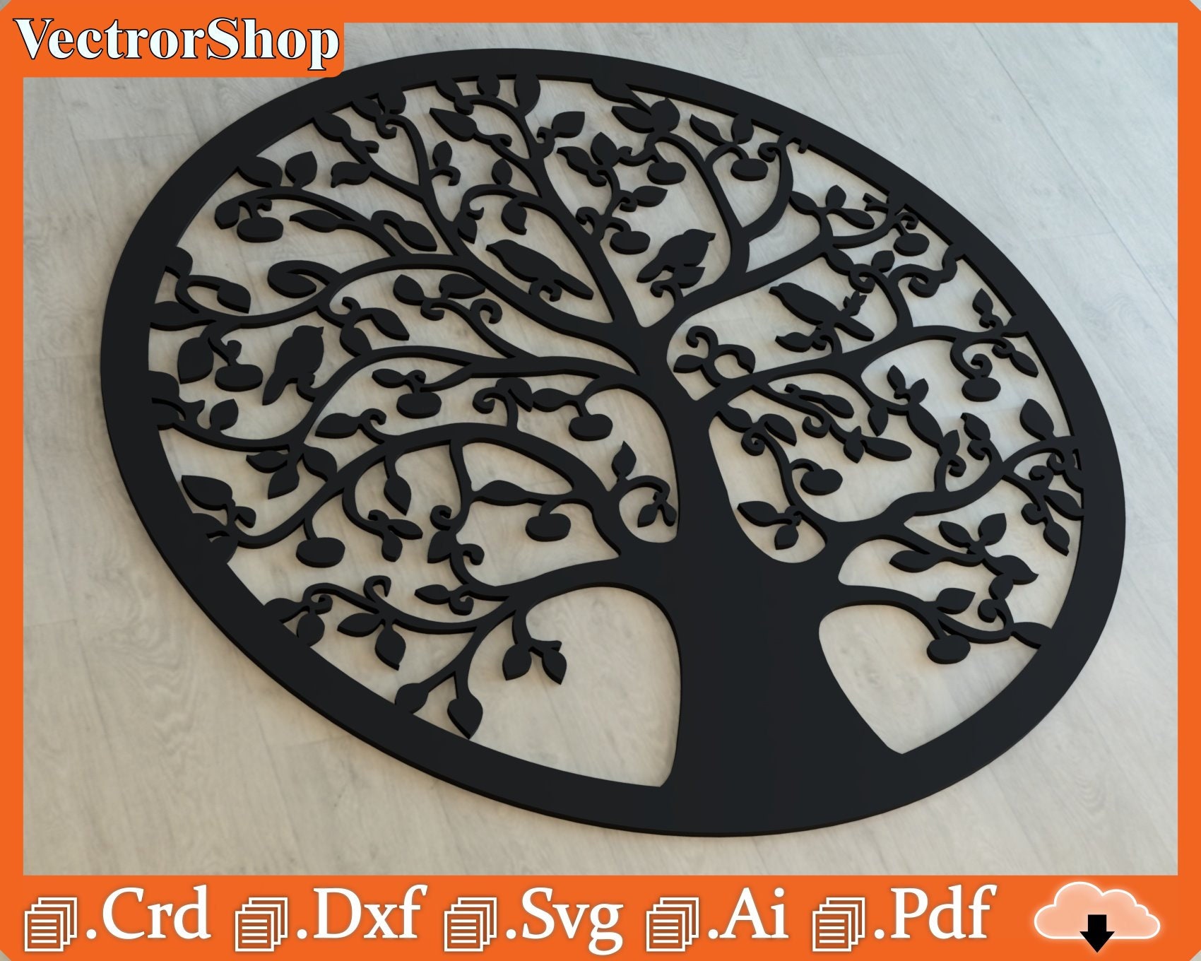 Life Tree Table in Relief for CNC Laser Cut / Decorative - Etsy
