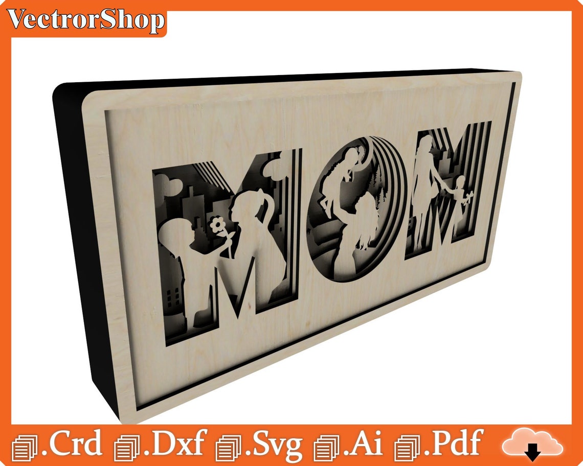 Multi Layer Cutting Pictures for Mother/ Home Picture/ Laser - Etsy