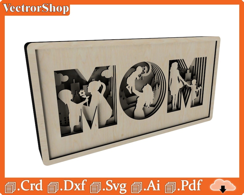 Multi Layer Cutting Pictures for Mother/ Home Picture/ Laser - Etsy