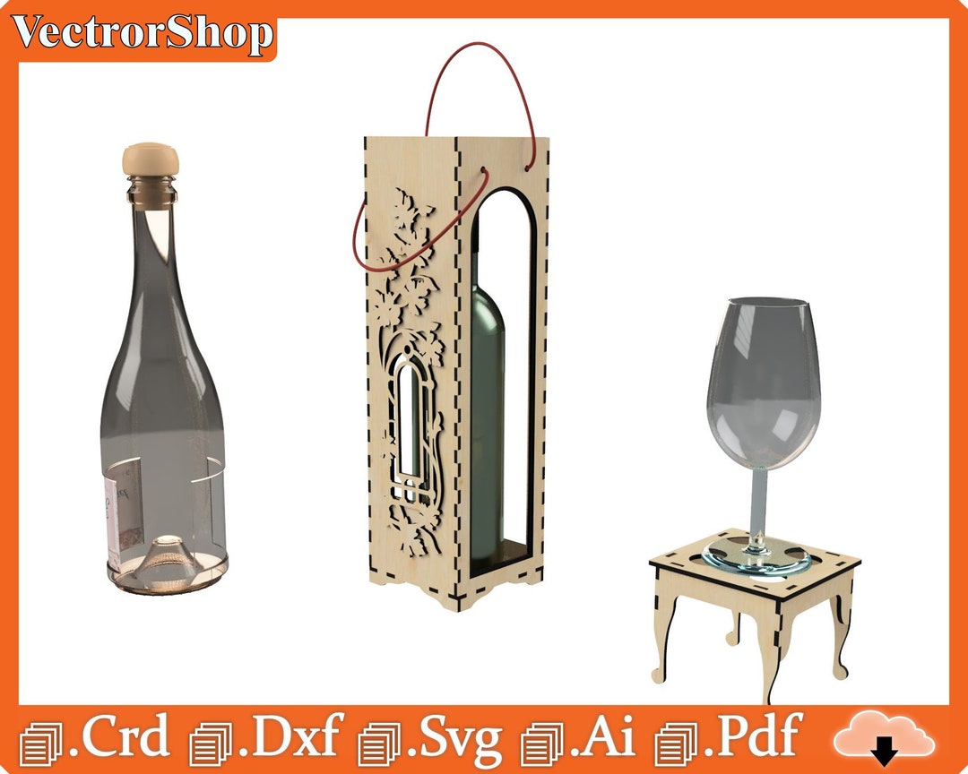 The Laser Cut Wine Box, a Unique and Exclusive Detail / Wine Box for ...