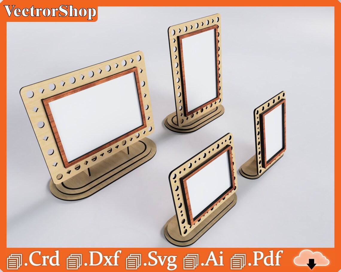 Photo Frame for Cnc Laser Cutting / Photo Frame for Laser - Etsy