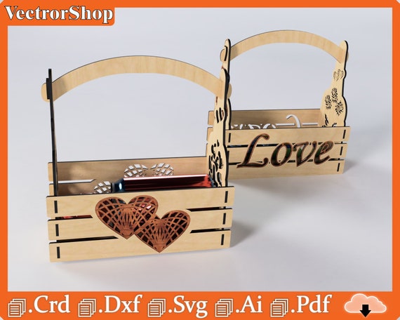 Decorative Baskets for Laser Cut / Decorative Storage Basket - Etsy