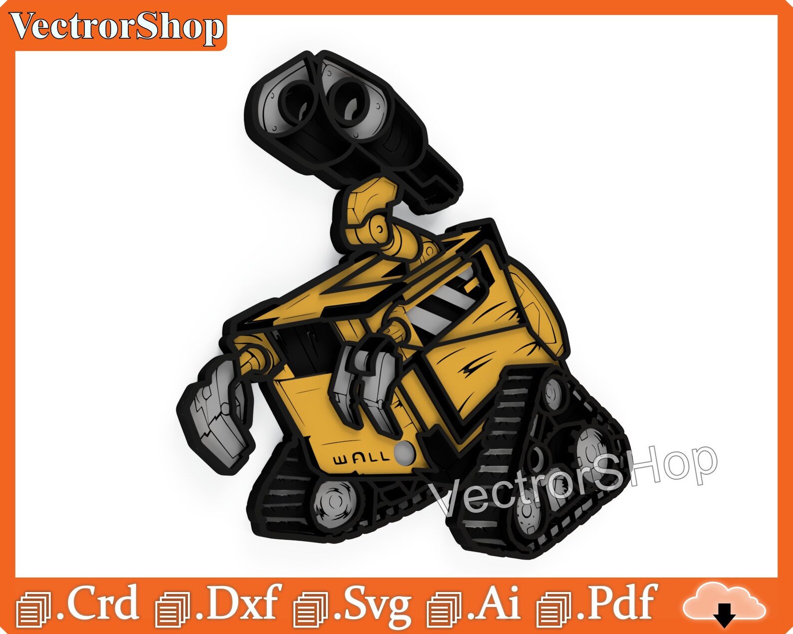Wall-e Picture Multilayer for CNC Laser / Robot Table for - Etsy
