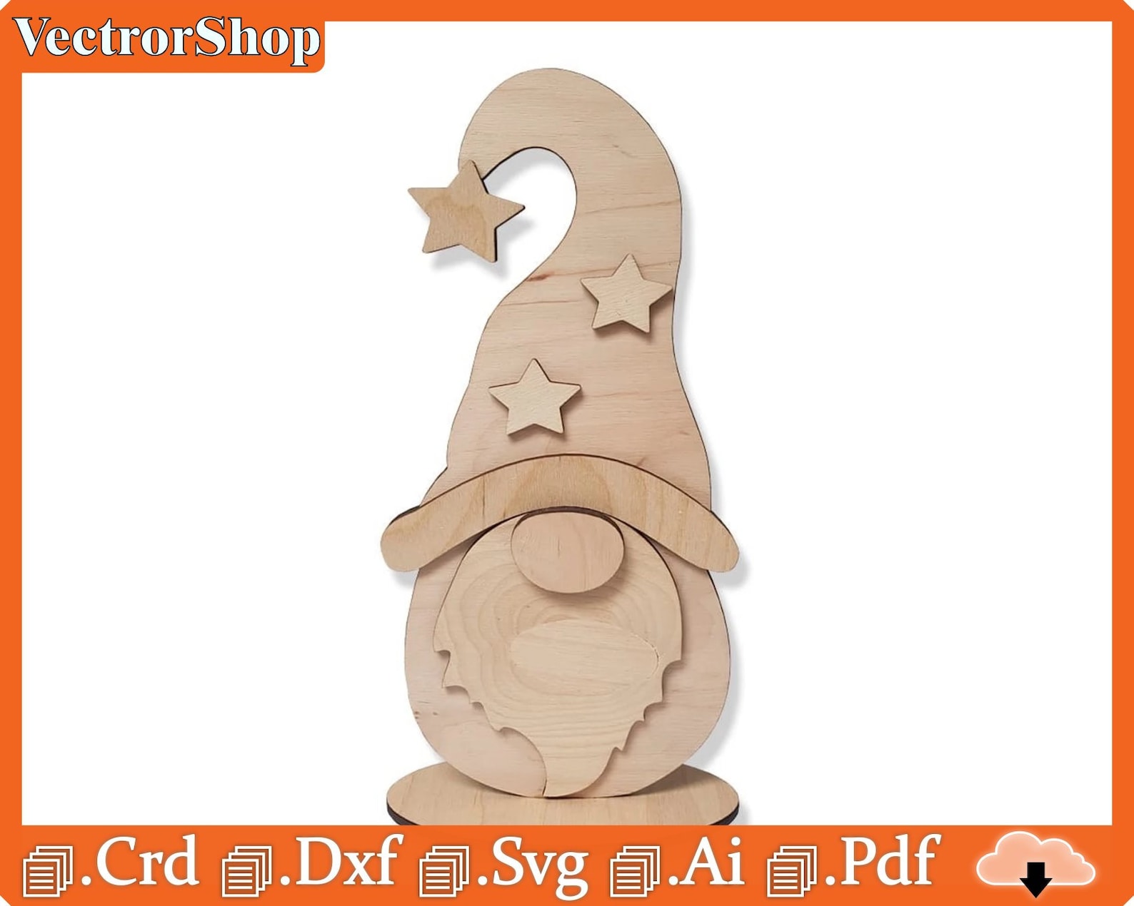 Gnomes for Laser Cutting / Christmas Decorations for Cnc Cutting ...