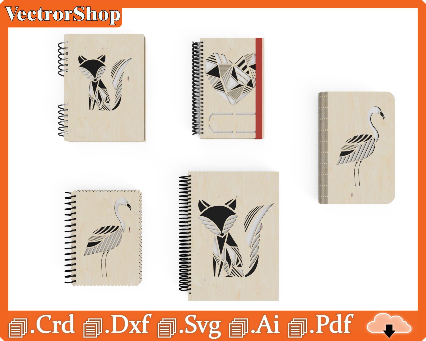 Notebook Cover 3 Varied Designs Multiple Formats Digital - Etsy