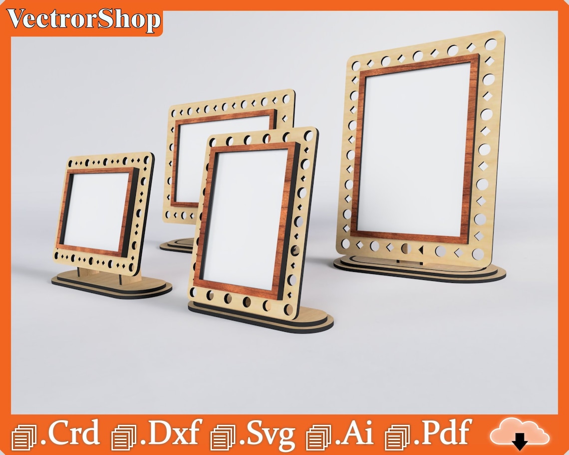 Photo Frame for Cnc Laser Cutting / Photo Frame for Laser - Etsy