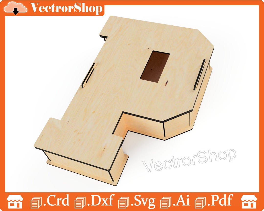 Laser Cut Vector for Father Letter P Design - Decorative Template for ...