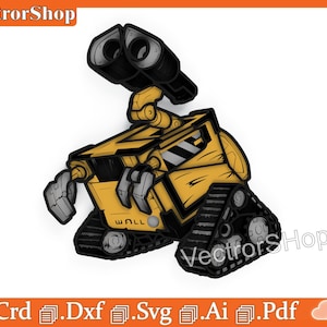 Wall-e Picture Multilayer for CNC Laser / Robot Table for Decoration ...
