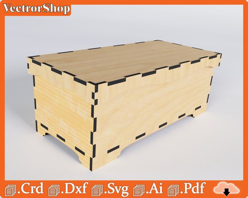 Boxes for Cnc Laser Cutting / Trunk and Trunk for Laser - Etsy