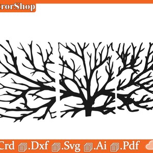 Tree Branches for Laser CNC Cut / Tree Branches With Relief ...