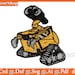 Wall-e Robot Laser Cut Files, Multilayer CNC Template (digital Download ...
